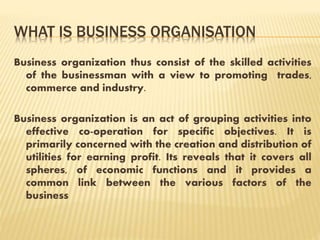 business organisation ppt | PPTX