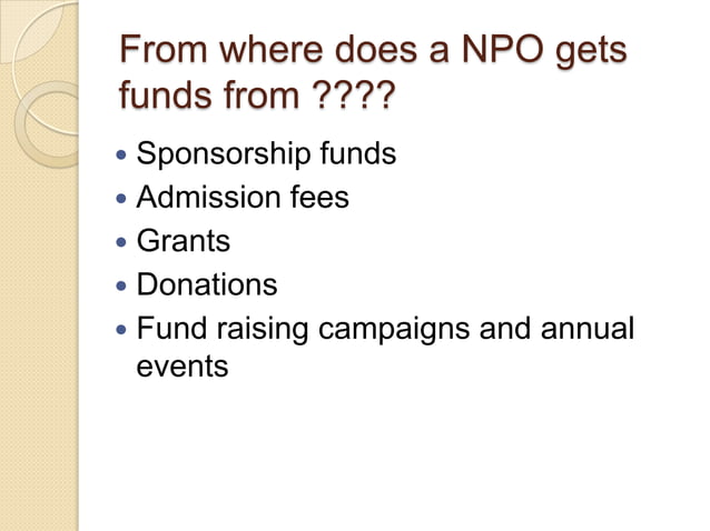 Audit of npo | PPTX