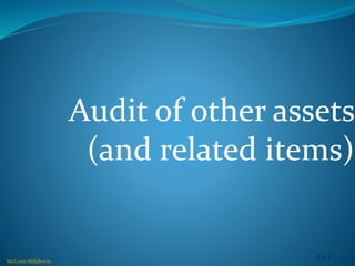 Audit of other assets (and related items) | PPSX