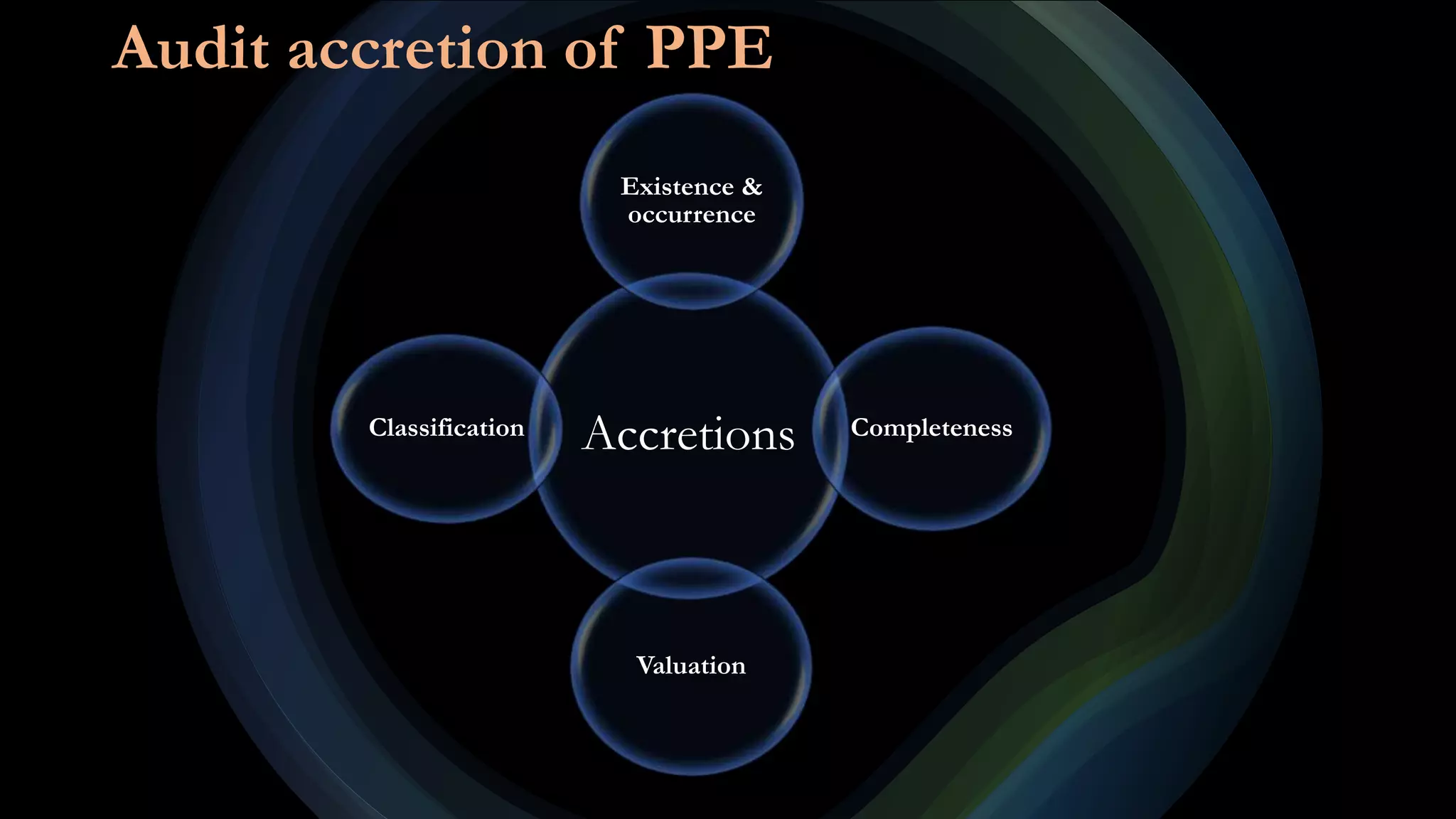 Audit of property plant & equipment (PPE) and cash & cash equivalents ...