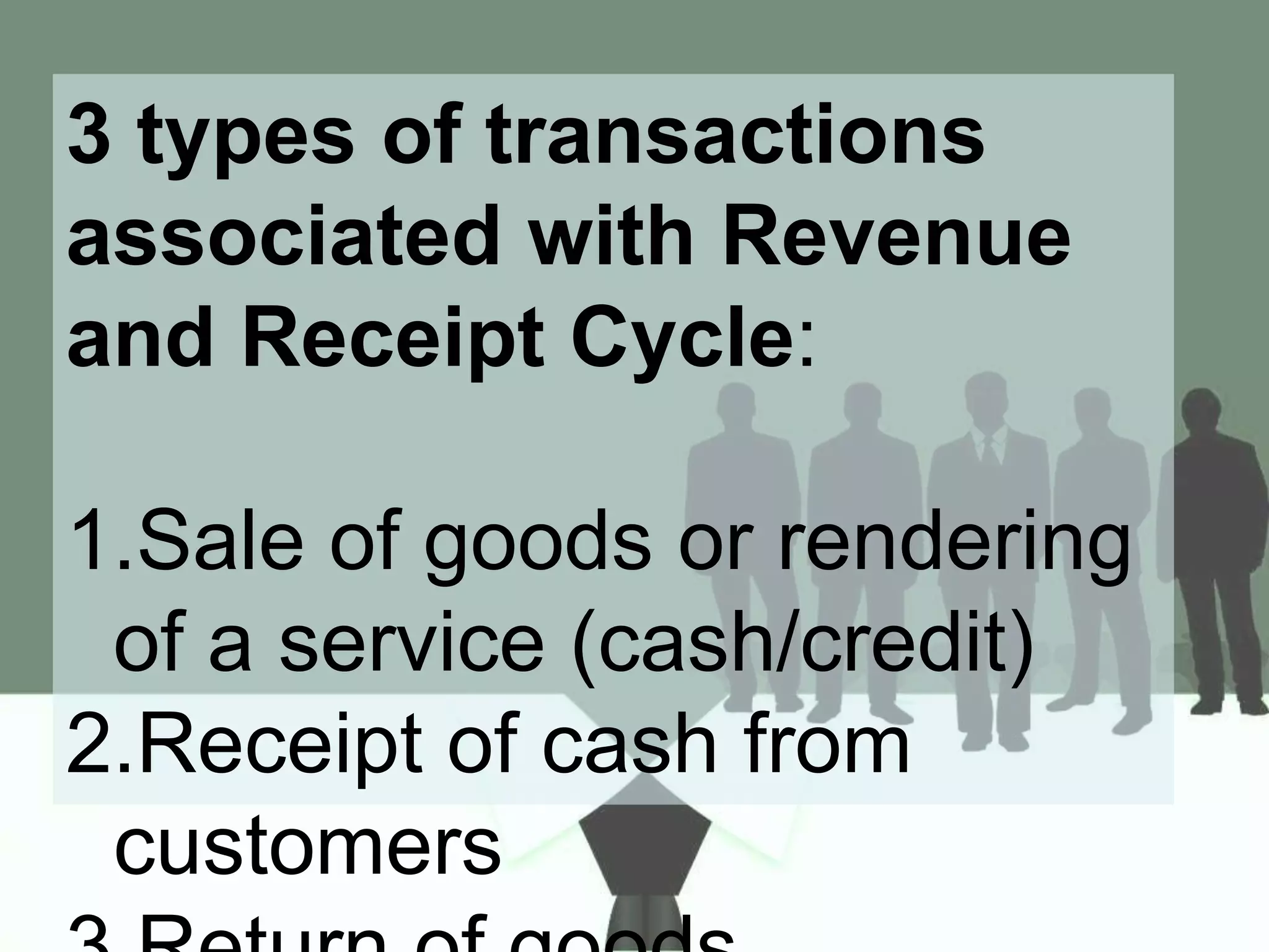 Audit of Revenue and Receipt Cycle | PPTX