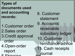 Audit of Revenue and Receipt Cycle | PPTX