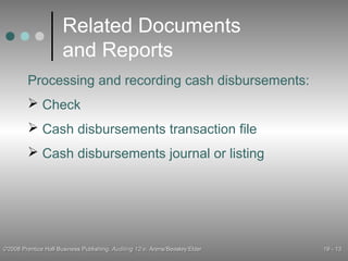Audit of the acquisition and payment cycle | PPT