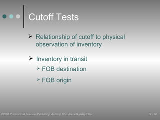 Audit of the acquisition and payment cycle | PPT