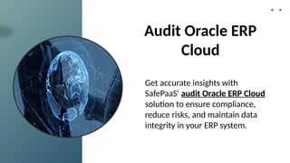 Audit Oracle ERP Cloud | PPTX