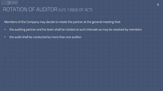 Appointment of Statutory Auditor | PPTX