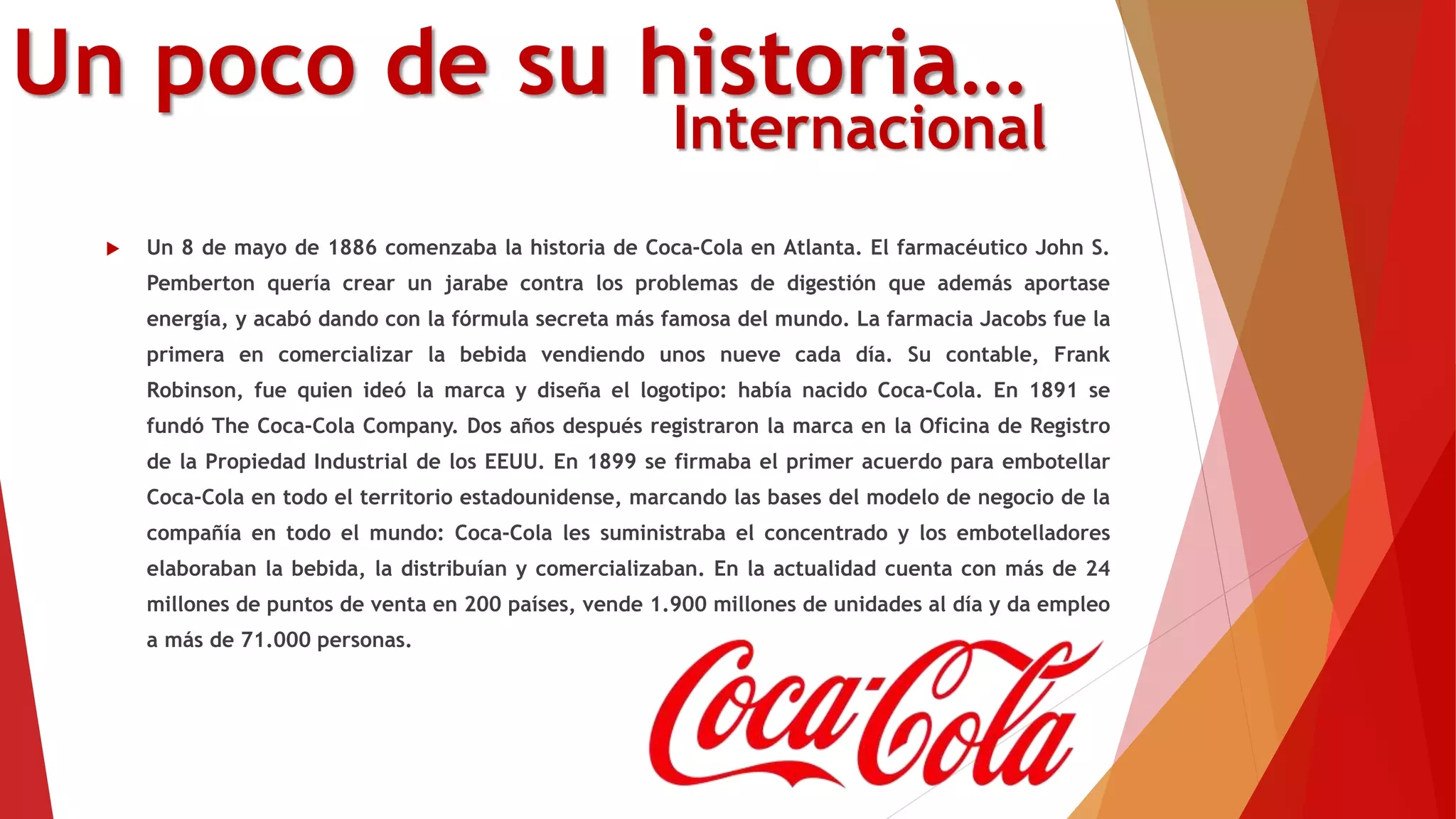Identidad e imagen de COCA COLA | PPTX