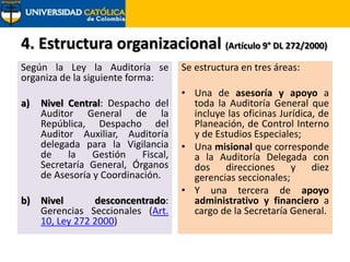 Auditoria general de la República de Colombia | PPTX