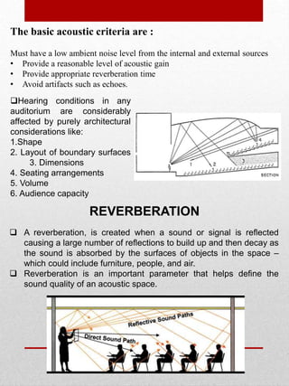 Auditorium ACOUSTICS | PPTX