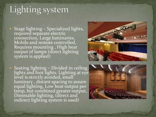 Auditorium design architectural regulations and thumb rule proportions.pptx