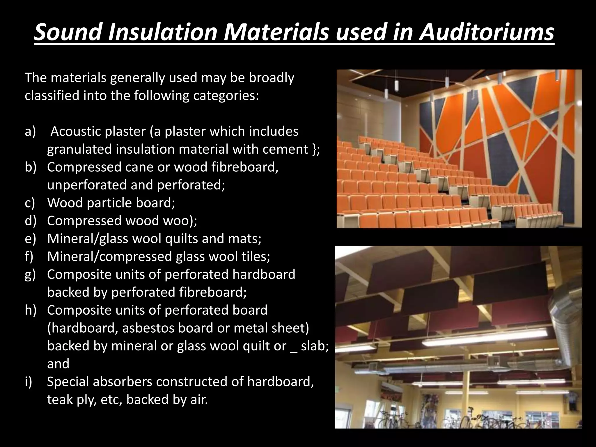 Auditorium Literature Study & Design Considerations | PPTX
