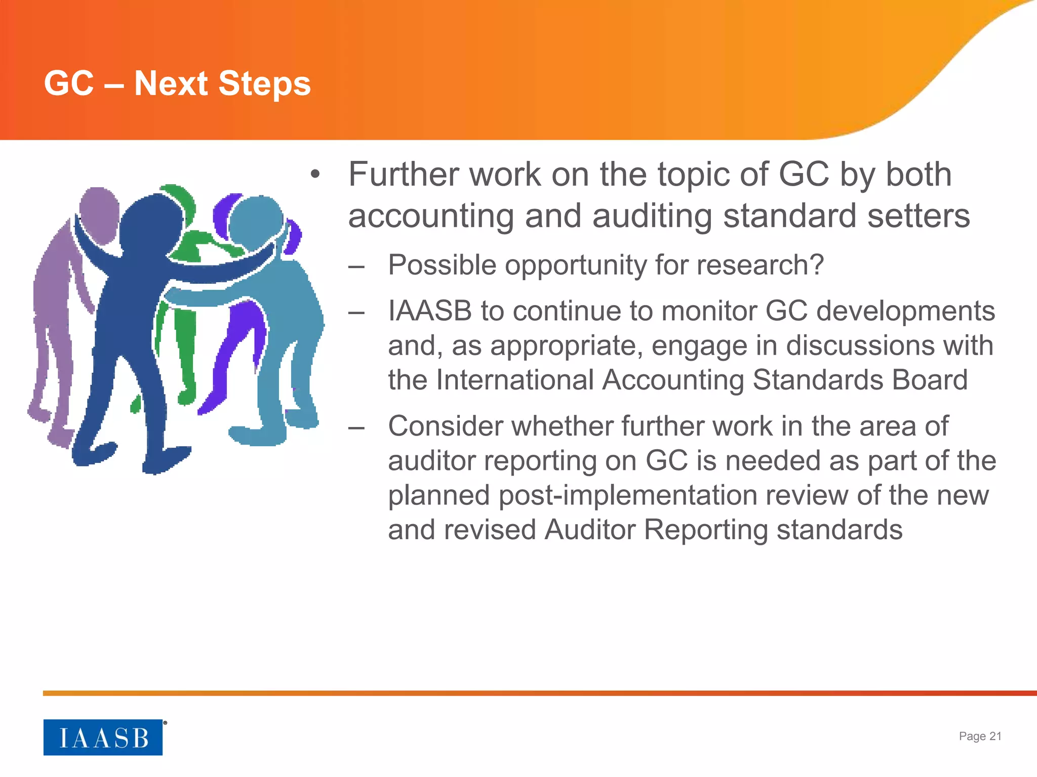 Slide Presentation in Support of the IAASB’s New and Revised Auditor ...