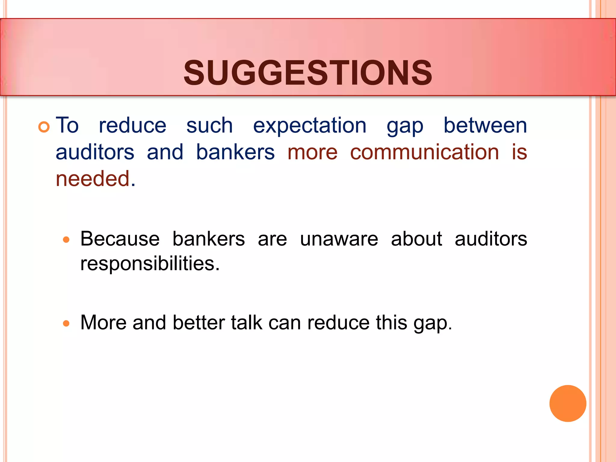 Auditor responsibility and expectation gap | PPT