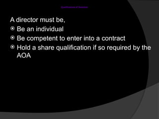Role and Responsibilities of Board of Directors | PPTX