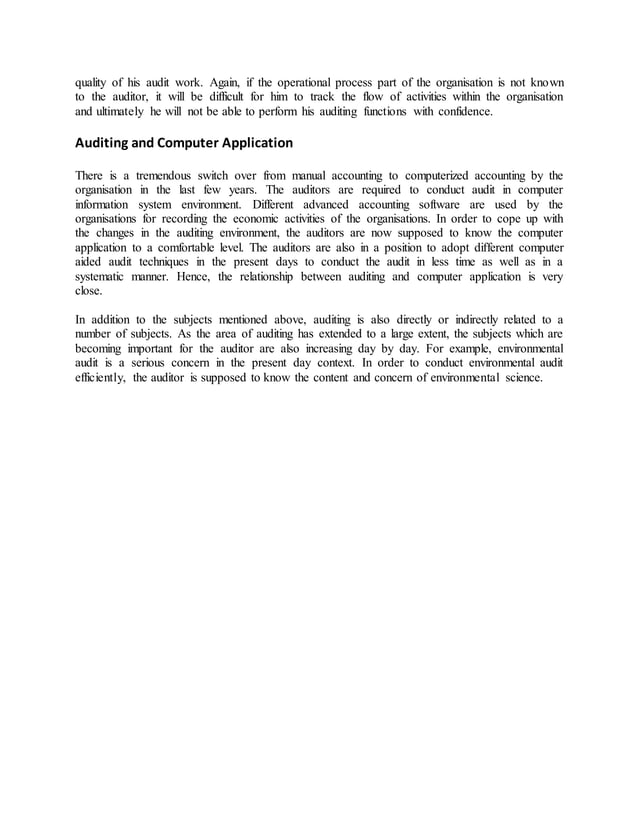 Auditors independence, Auditing , Economics and Management | DOC