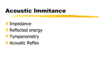 Auditory assess 200003 | PPT