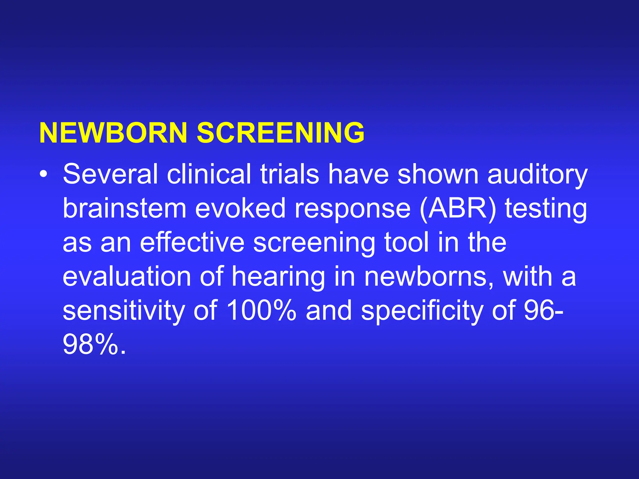 AUDITORY BRAINSTEM EVOKED RESPONSE (ABR).ppt
