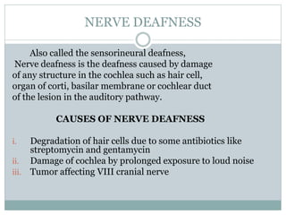AUDITORY DEFECTS In HUMAN PHYSIOLOGY.pptx