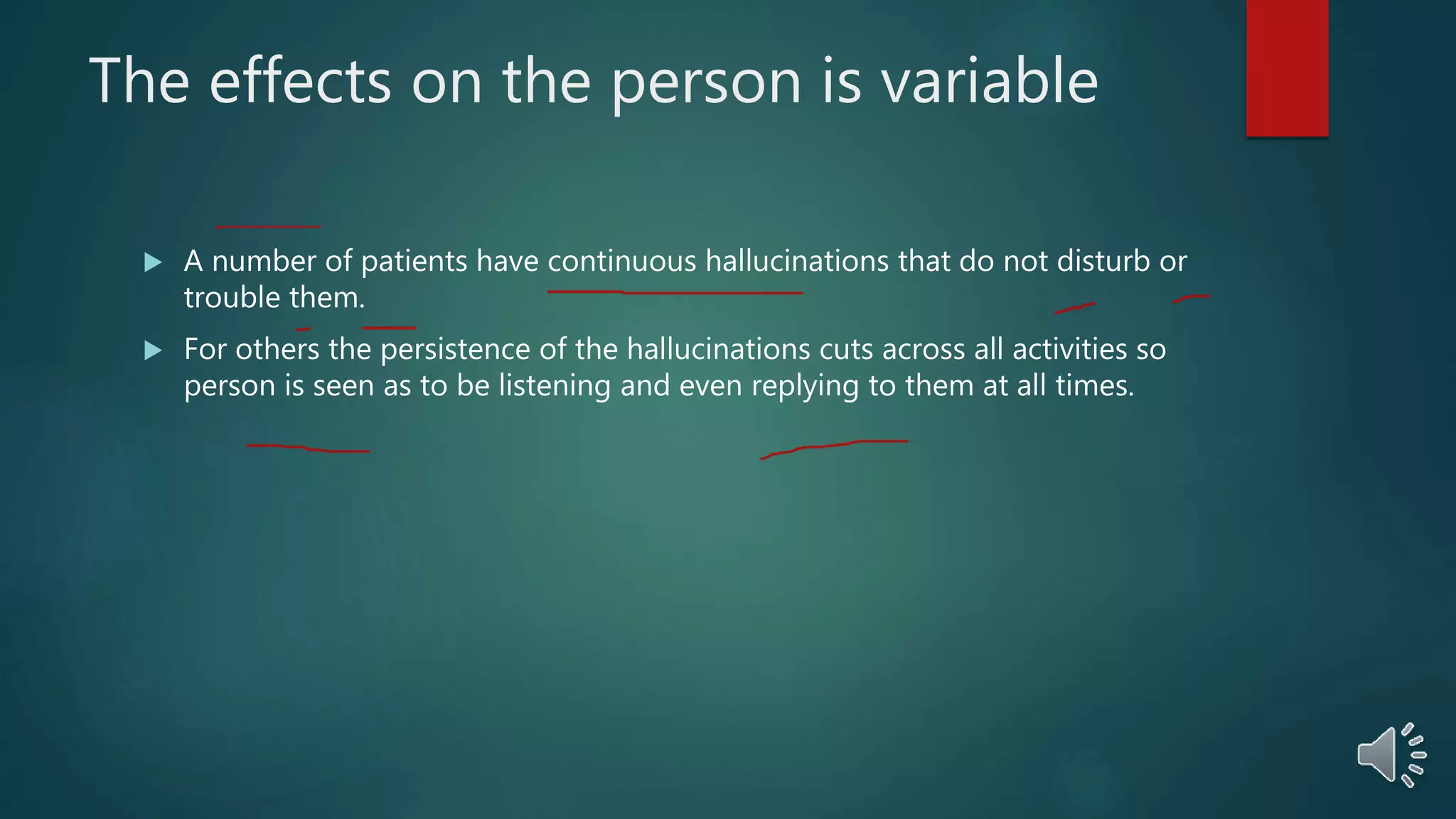 Auditory hallucinations | PPTX