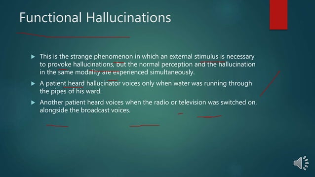 Auditory hallucinations | PPTX | Brain and Nervous System Disorders ...