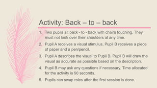 Auditory learning style | PPTX