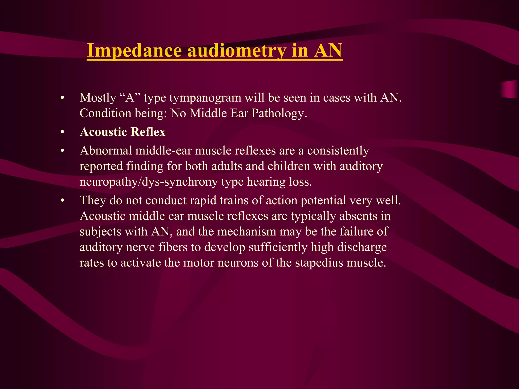 Auditory neuropathy | PPTX