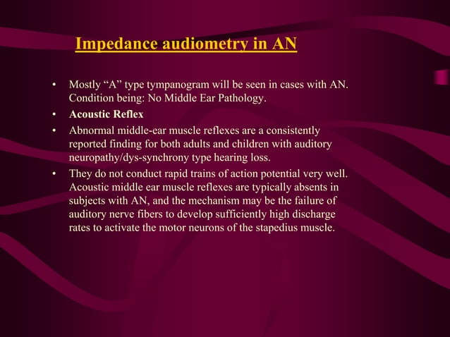 Auditory neuropathy | PPTX