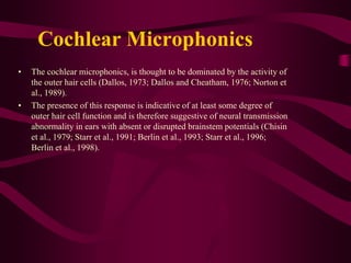 Auditory neuropathy | PPTX