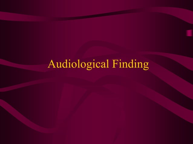Auditory neuropathy | PPTX