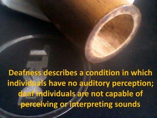 Auditory perception- How sounds are received and interpreted by human ...
