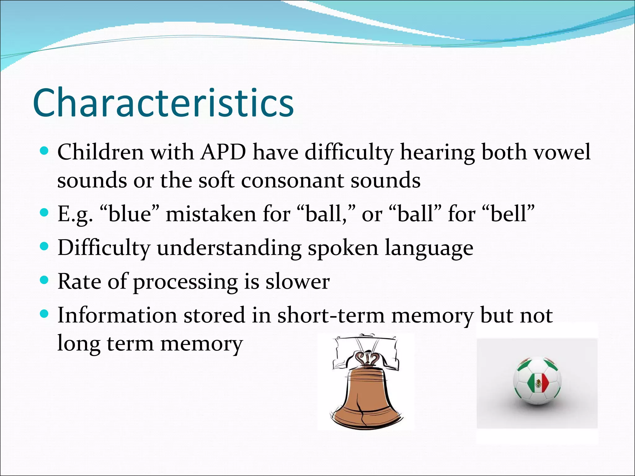 Auditory processing disorder | PPT