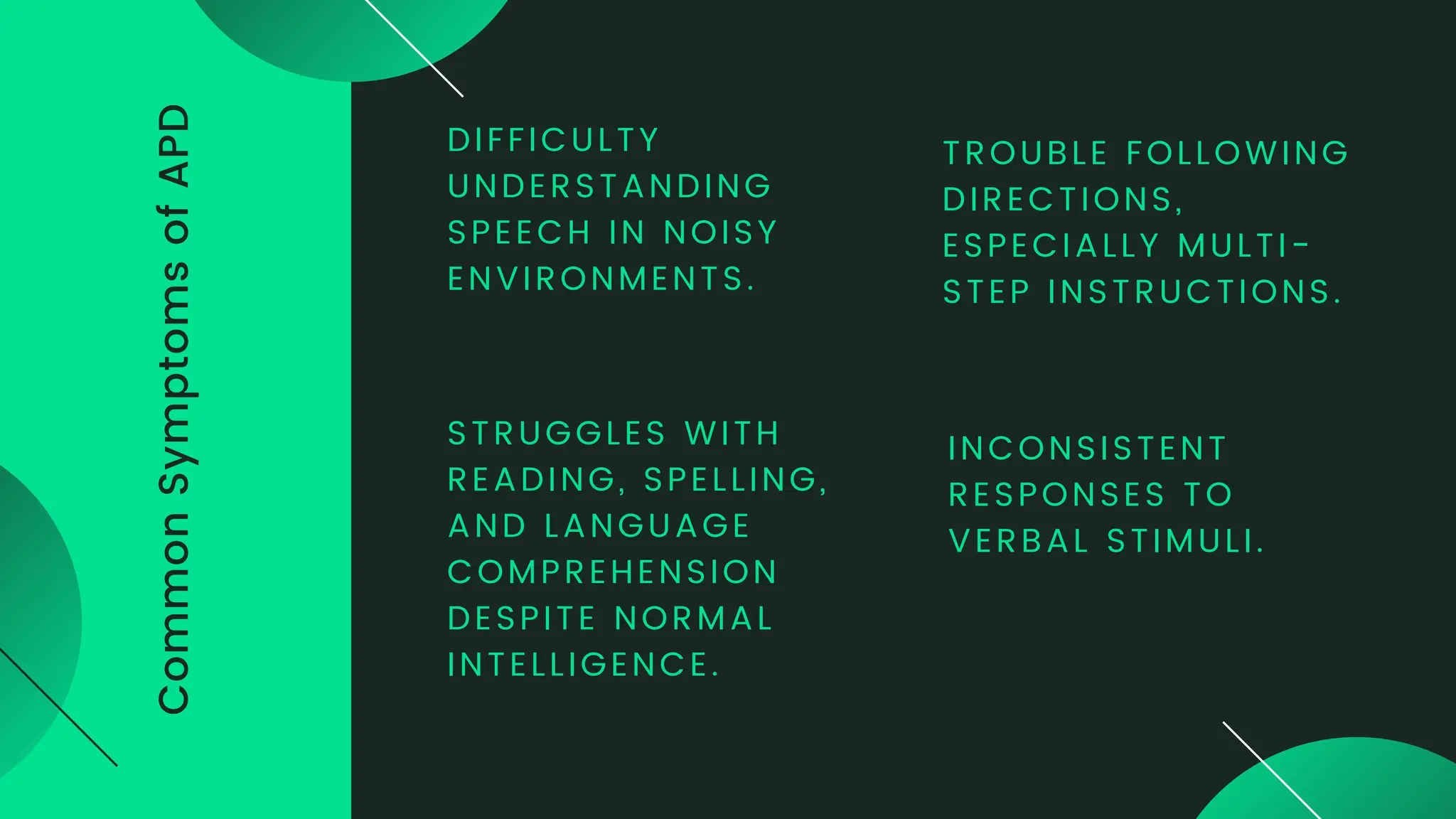 How do you test for auditory processing disorder? | PDF
