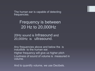 Human Ear and Psychology | PPTX | Digital Audio | Computer Software and ...