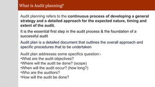 Audit Planning of the the business .pptx