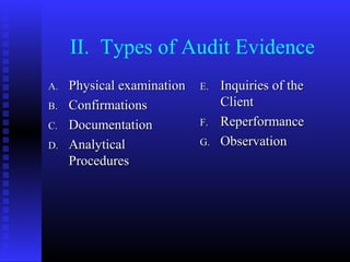 Audit planning and analytical procedures (jzanzig auditing ch 7 lecture ...