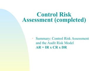 Audit planning and risk assessment | PPT