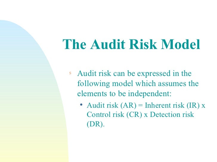 Audit planning and risk assessment