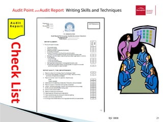 Audit Point and Audit Report Writing Skills and Techniques.ppsx