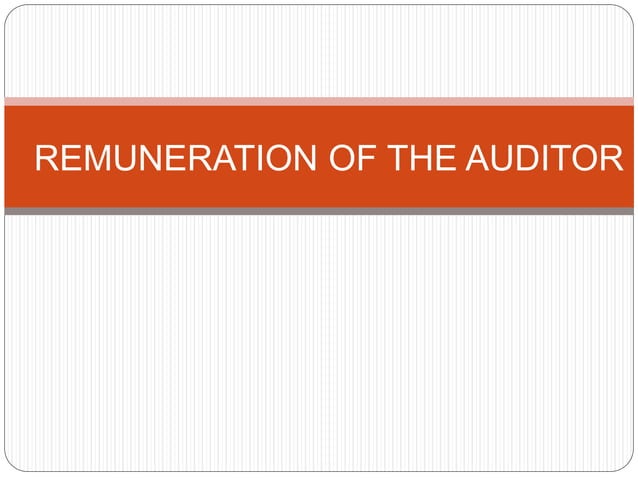 Company Auditor ppt | PPTX