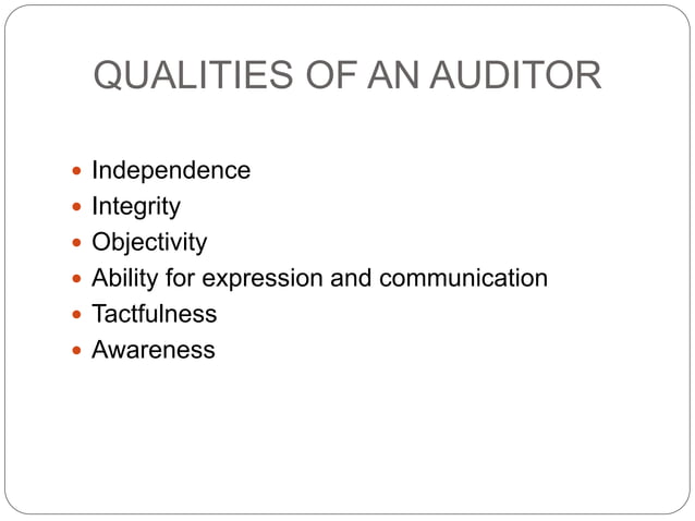 Company Auditor ppt | PPTX