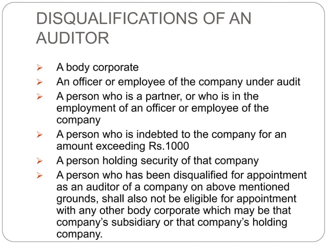 Company Auditor ppt | PPTX