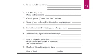 Auditing of microbiology laboratory | PPTX