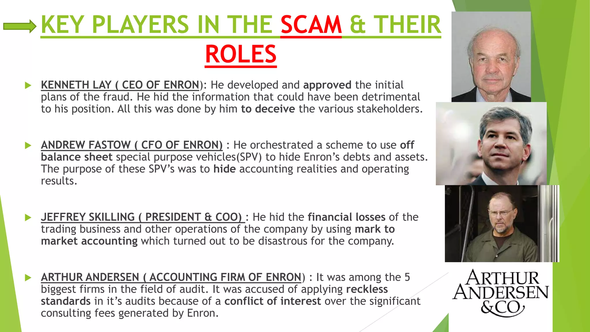 Audit ppt (enron) | PPTX