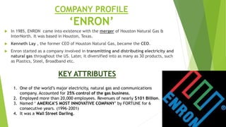 Audit ppt (enron) | PPTX