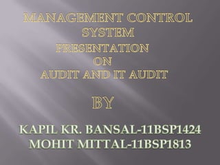 Audit presentation | PPTX