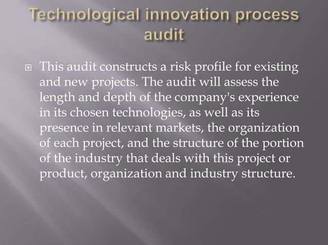 Audit presentation | PPTX