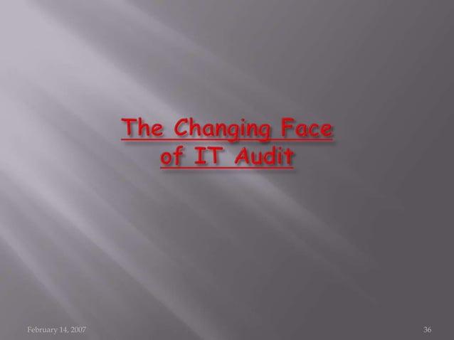 Audit presentation | PPTX