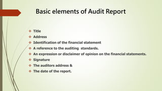 Audit Report | PPT