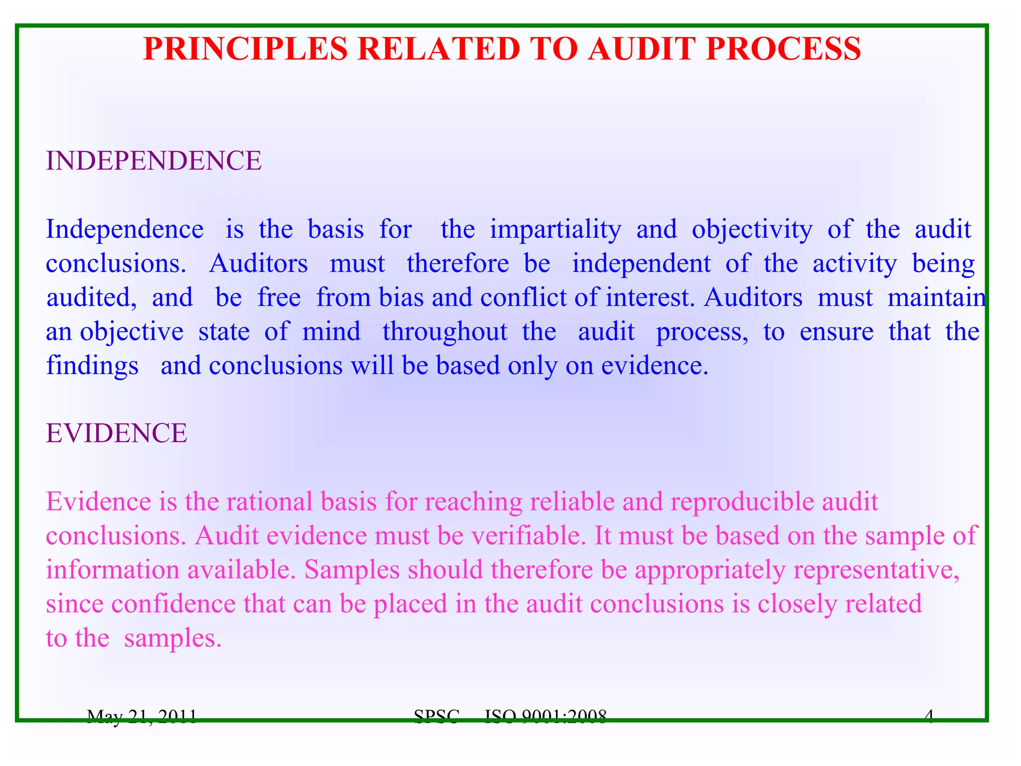 Audit Principles & Concepts | PPT
