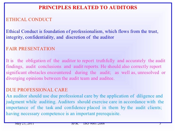 Audit Principles & Concepts